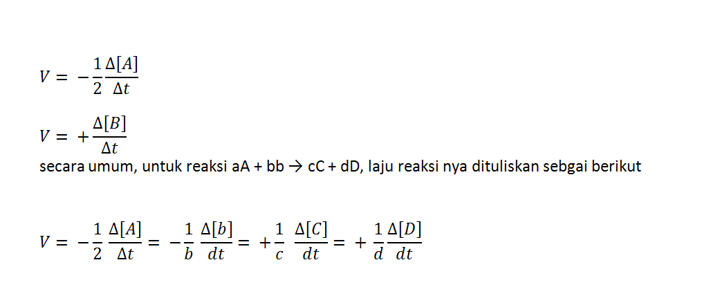 Penjelasan Kemolaran Dan Pengertian Laju Reaksi Serta Persamaannya