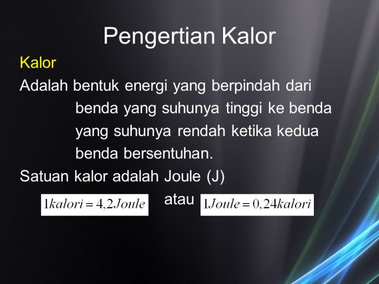 Pengertian Kalor Jenis, Rumus dan Contoh Soal Kalor Jenis Beserta ...